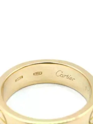 Cartier 18k Yellow Love Motif Ring