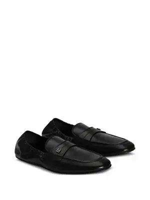 Dolce & Gabbana Calfskin Slippers - Black