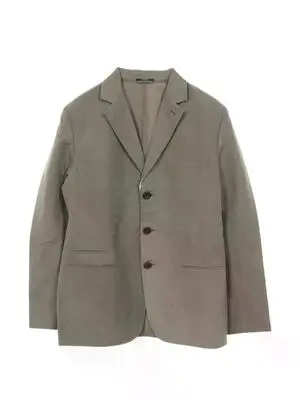Hermès 2010s Notched-lapels Tailored Blazer - Grey