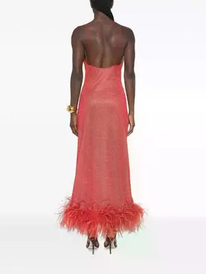 Oseree Lumière Plumage Maxi Dress