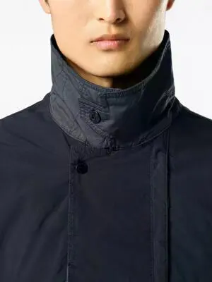 Stone Island Logo Patch Insulated Jacket - Blue