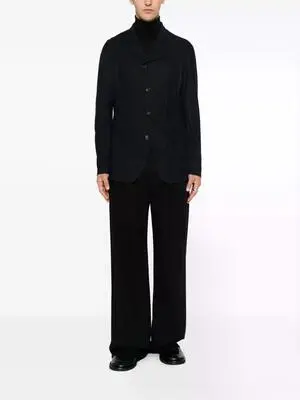 Emporio Armani Buttoned Wool Jacket