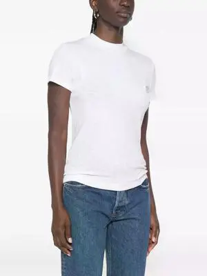 Vince Short-sleeve Mock Neck T-shirt