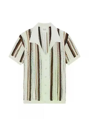 Frescobol Carioca Pinto Crochet Shirt - Neutrals