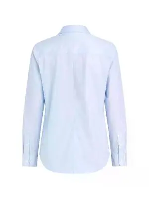 PHARAOH Layla Button-down Cotton Shirt - Blue