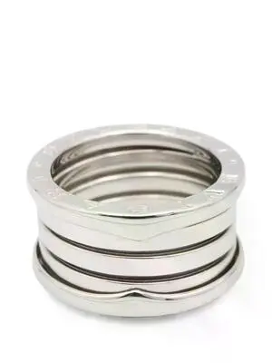 BVLGARI 18k White Gold B.zero1 Four-band Ring
