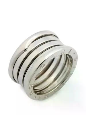 BVLGARI 18k White Gold B.zero1 Four-band Ring