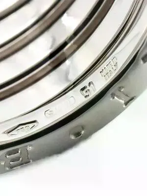 BVLGARI 18k White Gold B.zero1 Four-band Ring