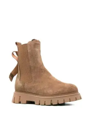 SERGIO MORETTI FIRENZE Suede Lug Sole Boots