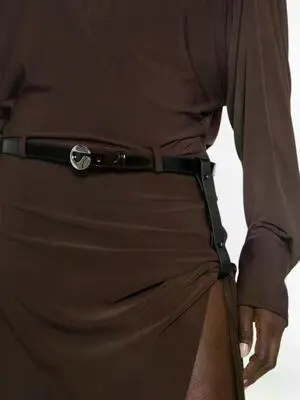 Coperni Draped Midi Shirt Dress