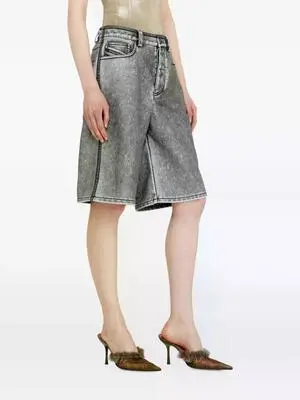 DIESEL® Bermuda Shorts In Synthetic Leather