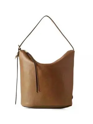 Borbonese Prive Zip-fastening Bucket Bag - Brown