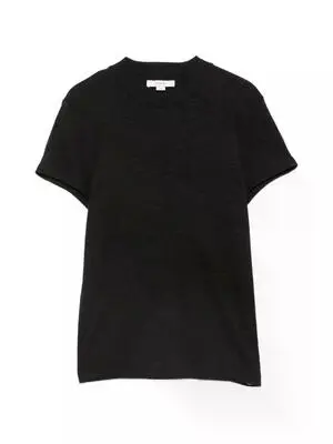 Vince Short-sleeve Mock Neck T-shirt - Black