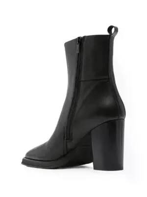 SERGIO MORETTI FIRENZE Pointed-toe Block-heel Ankle Boots