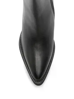SERGIO MORETTI FIRENZE Pointed-toe Block-heel Ankle Boots
