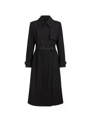 THE SEI Structured Double-breasted Trench Coat