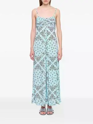 Zadig&Voltaire Rippie Dress With Bandana Print