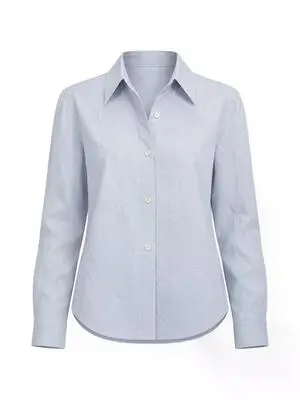 WE-AR4 Crinkled-effect Button-down Shirt