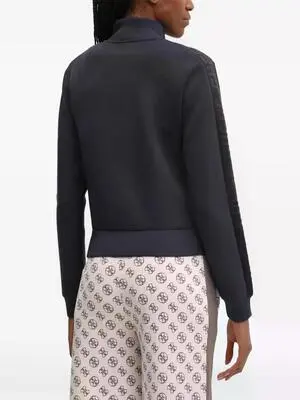 Guess Logo Tape Zip-up Sweatshirt