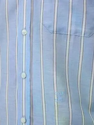 Closed Striped Cotton Shirt - Blue