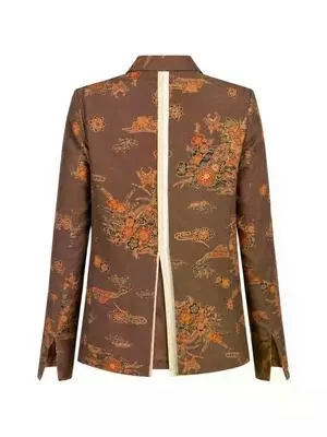 IBRIGU Komon Floral-print Blazer