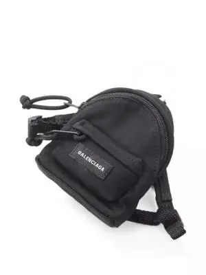 Balenciaga Micro Backpack Bag Charm - Black