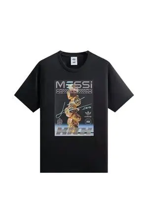 Kith X Adidas Messi Graphic-print T-shirt - Black