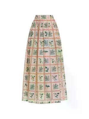 Agua Bendita Uchuva Maxi Skirt - Neutrals