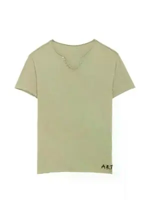Zadig&Voltaire Monastir Henley T-shirt - Green