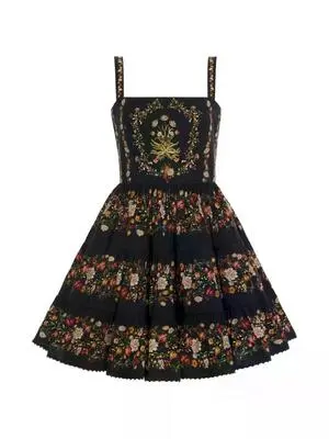 Agua Bendita Lima Paramo Mini Dress - Black