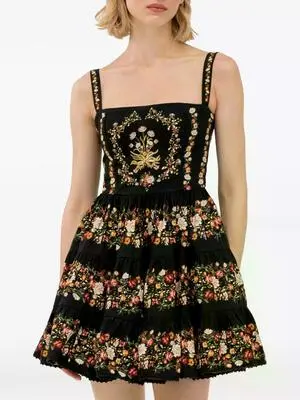 Agua Bendita Lima Paramo Mini Dress