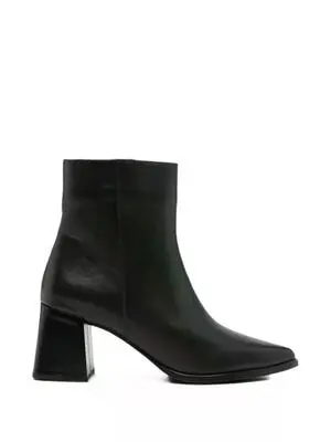 SERGIO MORETTI FIRENZE Pointed-toe Zip-fastening Boots - Black