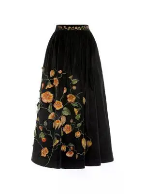 Agua Bendita Maxi Skirt - Black
