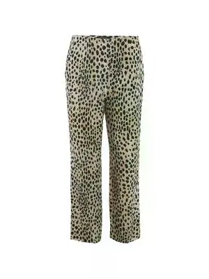 Just Cavalli Leopard-print Jersey Trousers