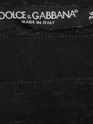 Dolce & Gabbana Floral-print Logo Detail T-shirt