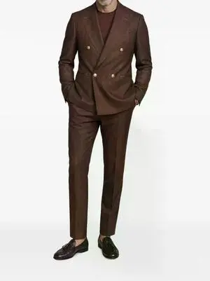 FRANZESE COLLECTION Double-breasted Wool Suit