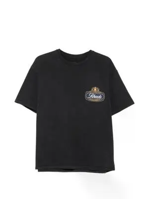 Rhude Safari Crest Short-sleeve T-shirt - Black
