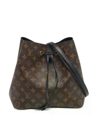 LOUIS VUITTON Monogram Neonoe Bucket Bag - Brown