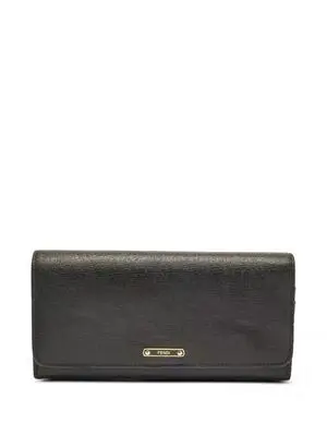 Fendi 2013 Flap Continental Wallet - Black