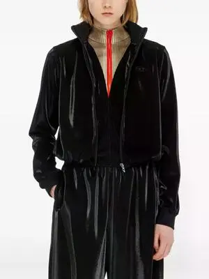 DIESEL® Slim Fit High Neck Zip-up Sweatshirt