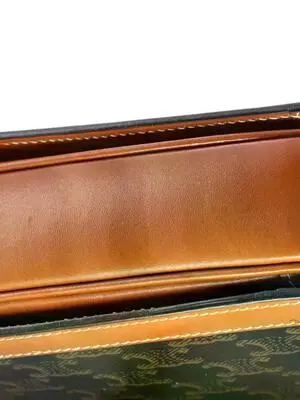 Celine Triomphe Shoulder Bag In Coated Canvas