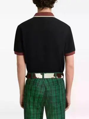 Marni Piqué Polo Shirt With Contrast Trims
