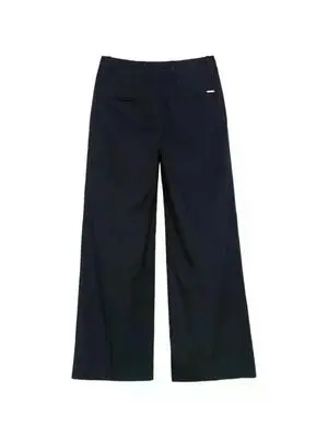 SLOWEAR Wide-leg Trousers - Blue