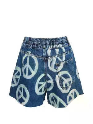 Sandro Peace Sign Print Shorts