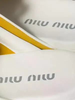 Miu Miu Plume Suede Mules