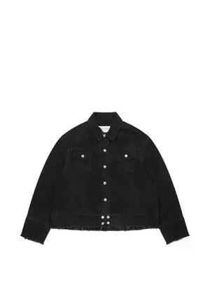 Matieres Fecales Raw-cut Denim Jacket