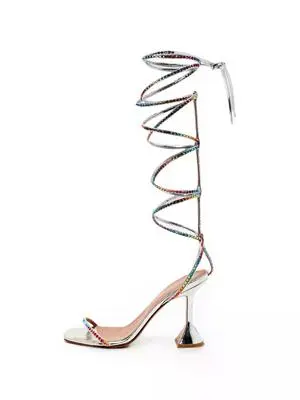Amina Muaddi X Awge Lsd Gladiator Sandals