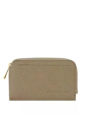 Longchamp Le Foulonné Card Holder - Neutrals