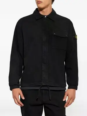 Stone Island Organic Panama Cotton Old Effect Overshirt