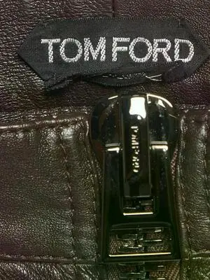 TOM FORD Lambskin Leather Trousers
